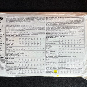 Simplicity Sewing Pattern 9765 Misses' Jumpers and Blouse - Etsy