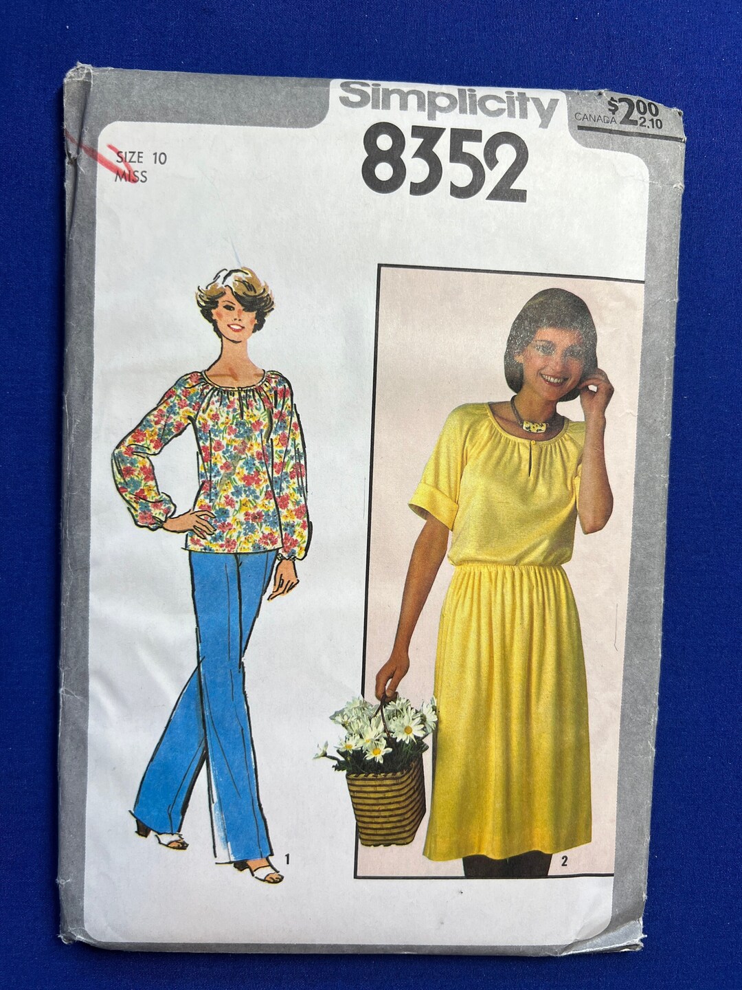 Simplicity Sewing Pattern 8352 Misses Pullover Top Skirt & Pants Size ...