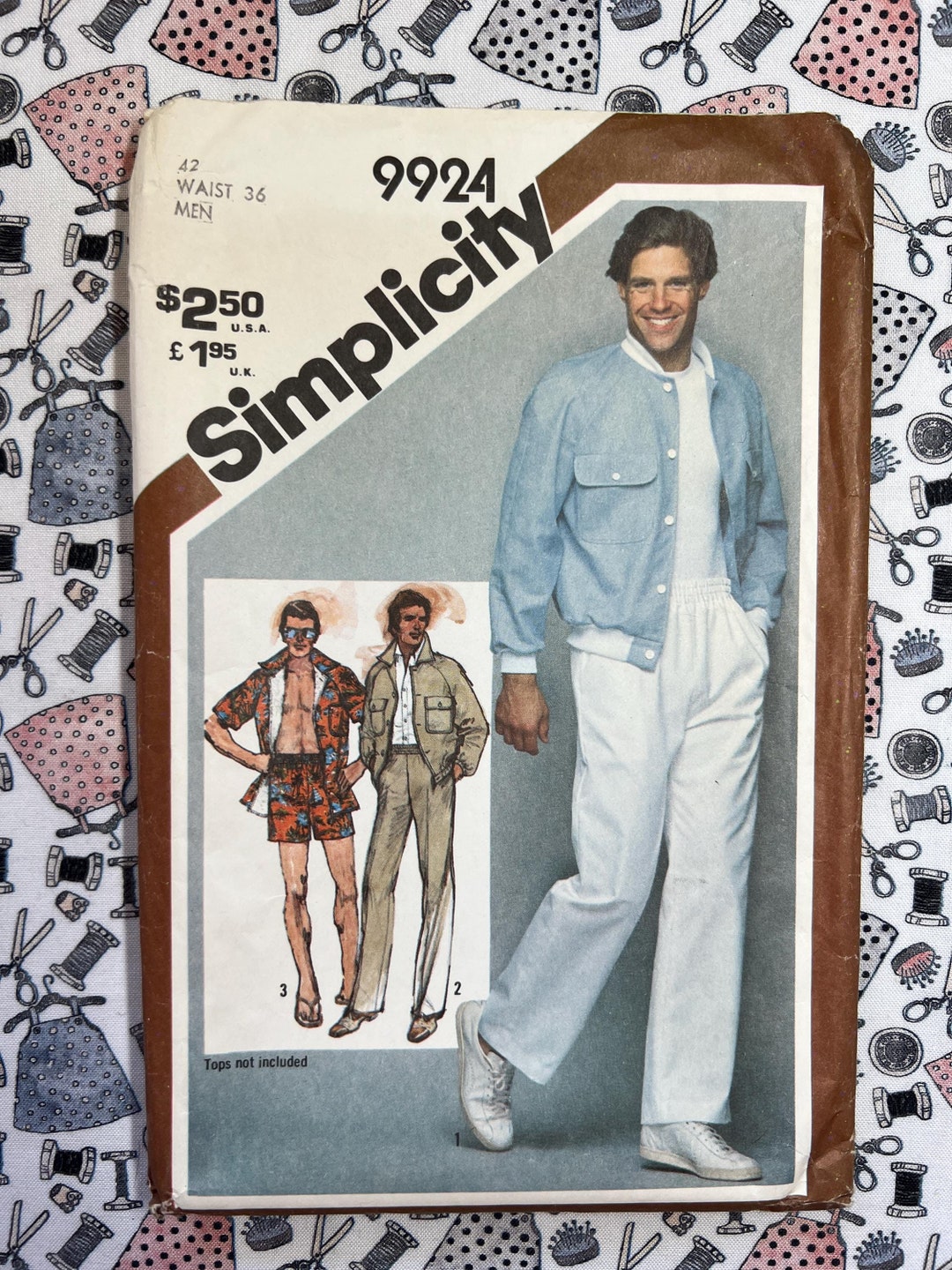 Simplicity Sewing Pattern 9924 Men's Lined and Unlined Jacket Pants and ...