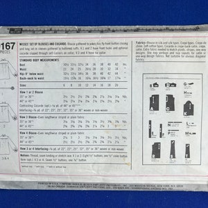 Simplicity Sewing Pattern 9167 Misses' Set of Blouses & Cocarde Size 8 ...