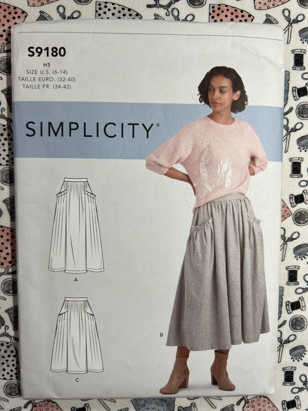 Simplicity Sewing Pattern S9180 Misses' Skirts Size 6-14 FF UNCUT - Etsy