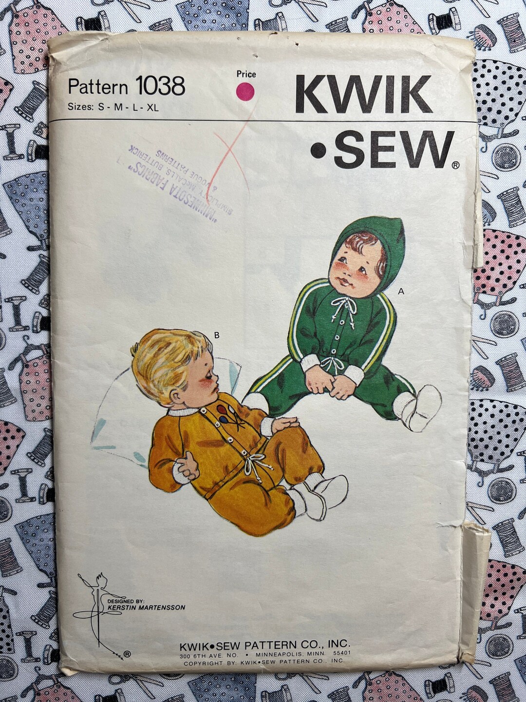 Kwik Sew Sewing Pattern 1038 Baby Jogging Suit Size 0-18 Months FF ...