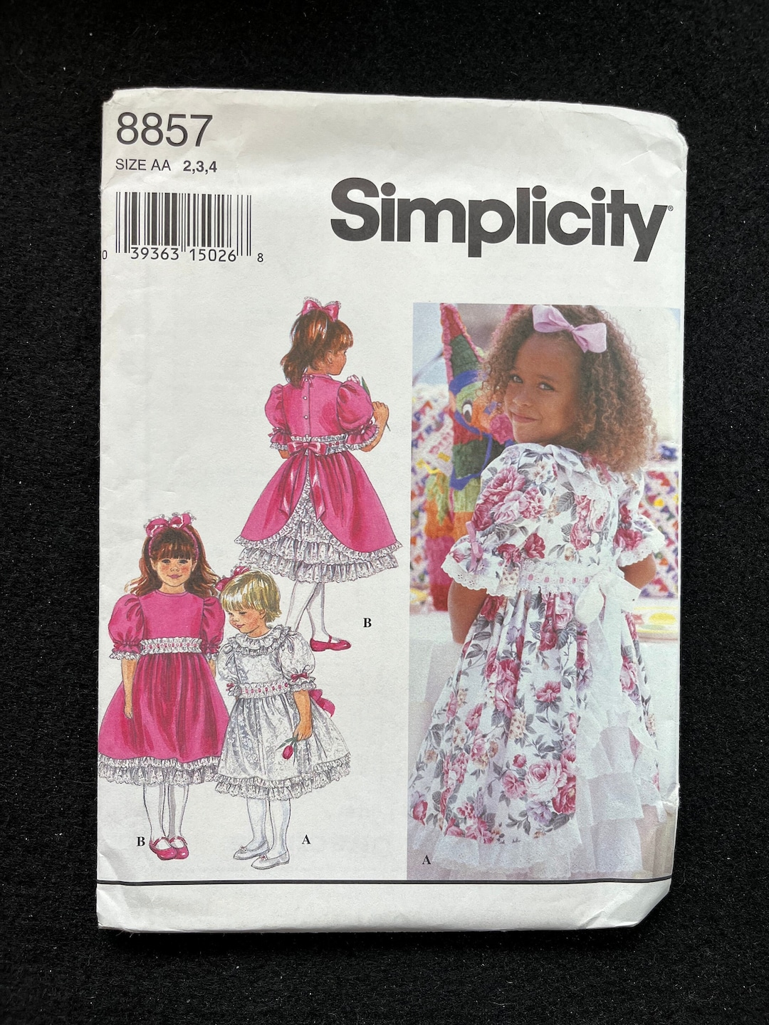 Simplicity Sewing Pattern 8857 Child's Dress & Petticoat Size 5-6X FF ...