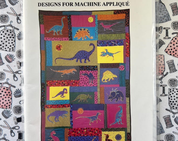 Critter Pattern Works Designs for Machine Applique #9203 Dinosaurs by ...