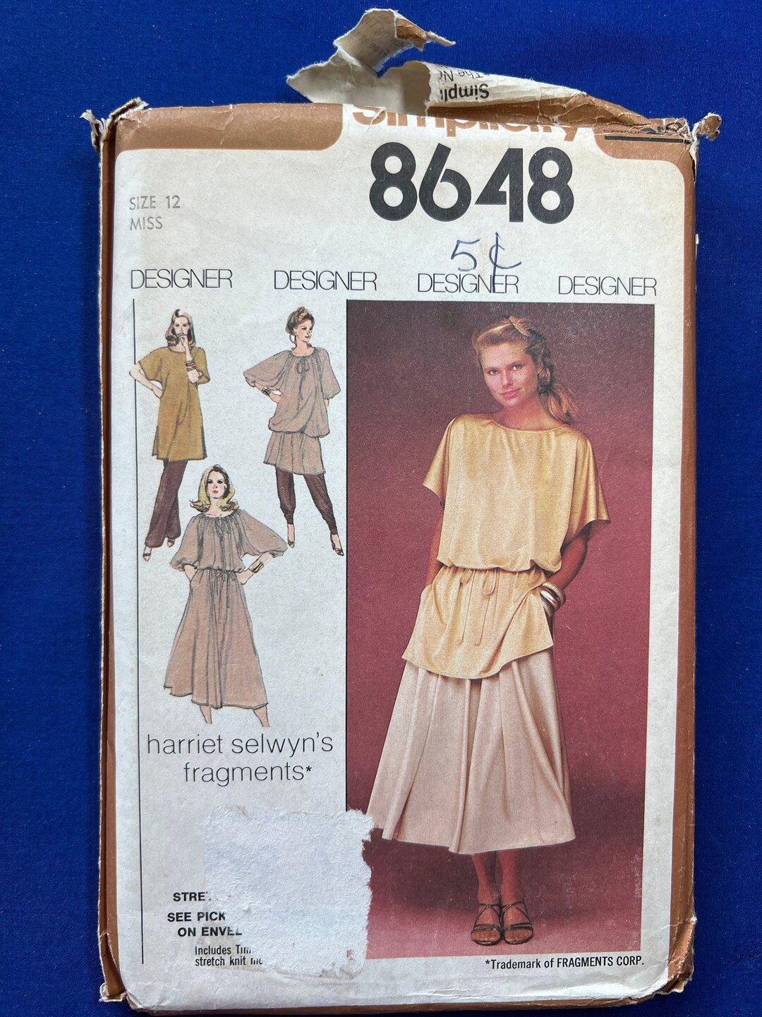 Simplicity Sewing Pattern 8648 Misses' Pullover Dress Tunic Skirt ...
