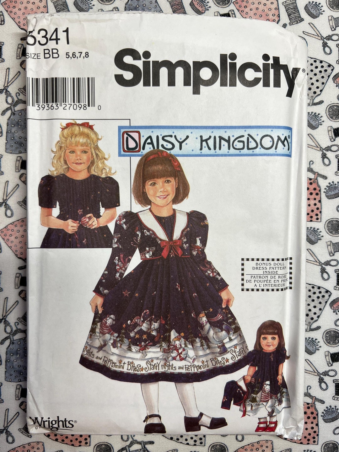 Simplicity Sewing Pattern 5341 Daisy Kingdom Child's Dress and Jacket ...