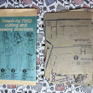 Simplicity Sewing Pattern 7662 Young Junior/teens' Dress in Two Lengths ...