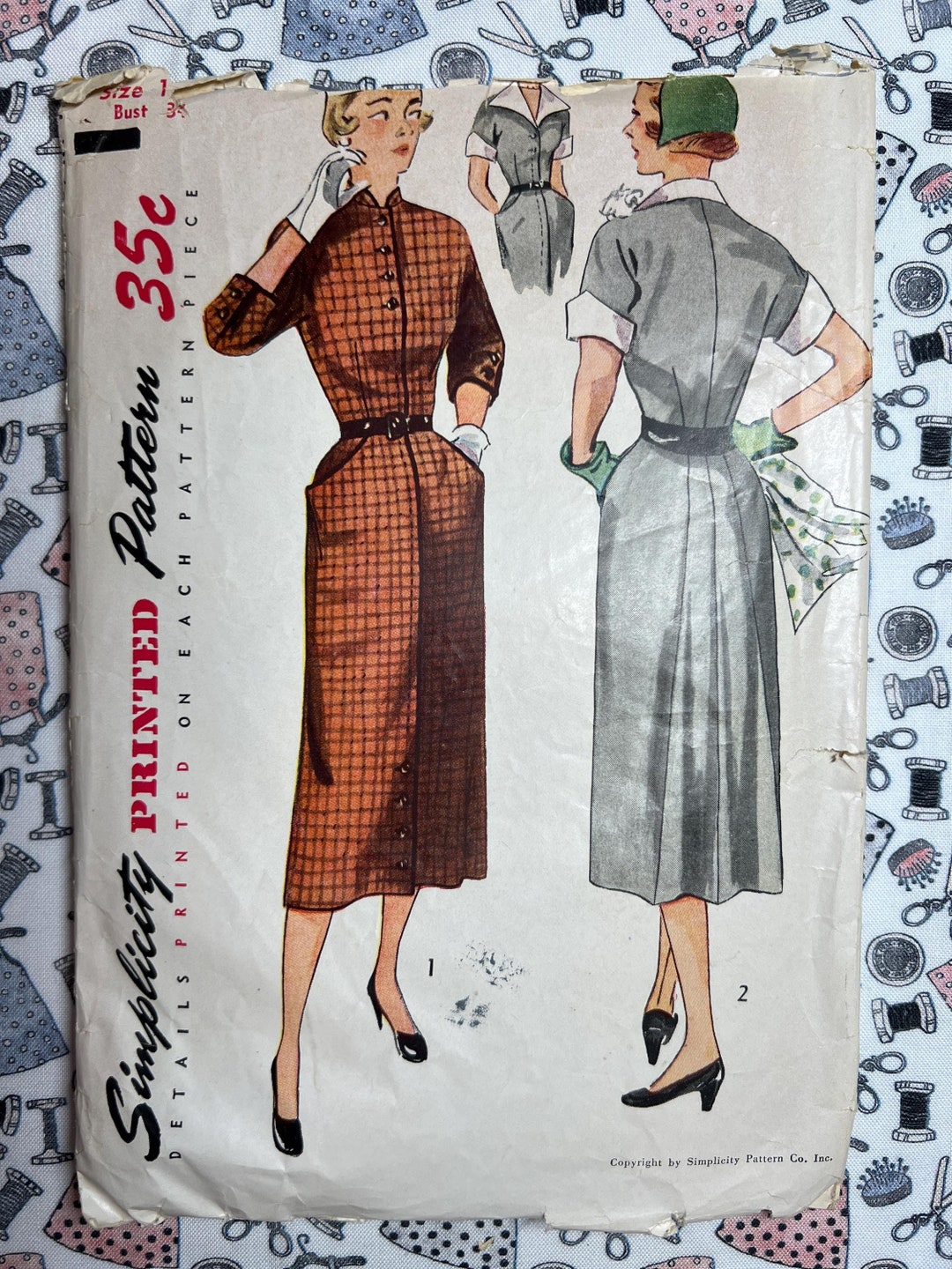 Simplicity Sewing Pattern 3487 Misses' One-piece Dress With Detachable ...