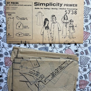 Simplicity Sewing Pattern 5738 Child's and Girls' Robe in Two Lengths ...