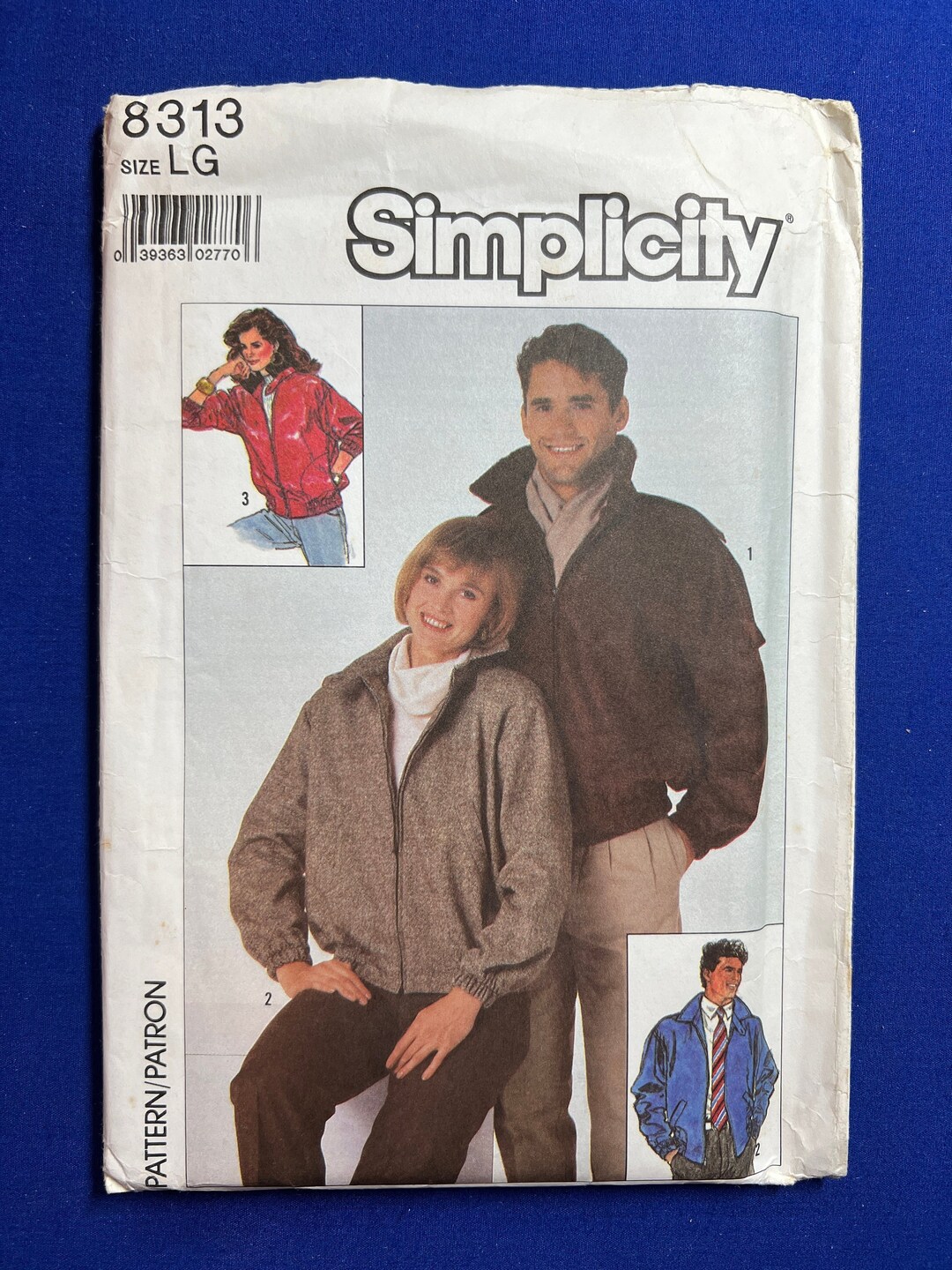 Simplicity Sewing Pattern 8313 Misses' Men's & Teen Boys Loose Fitting ...
