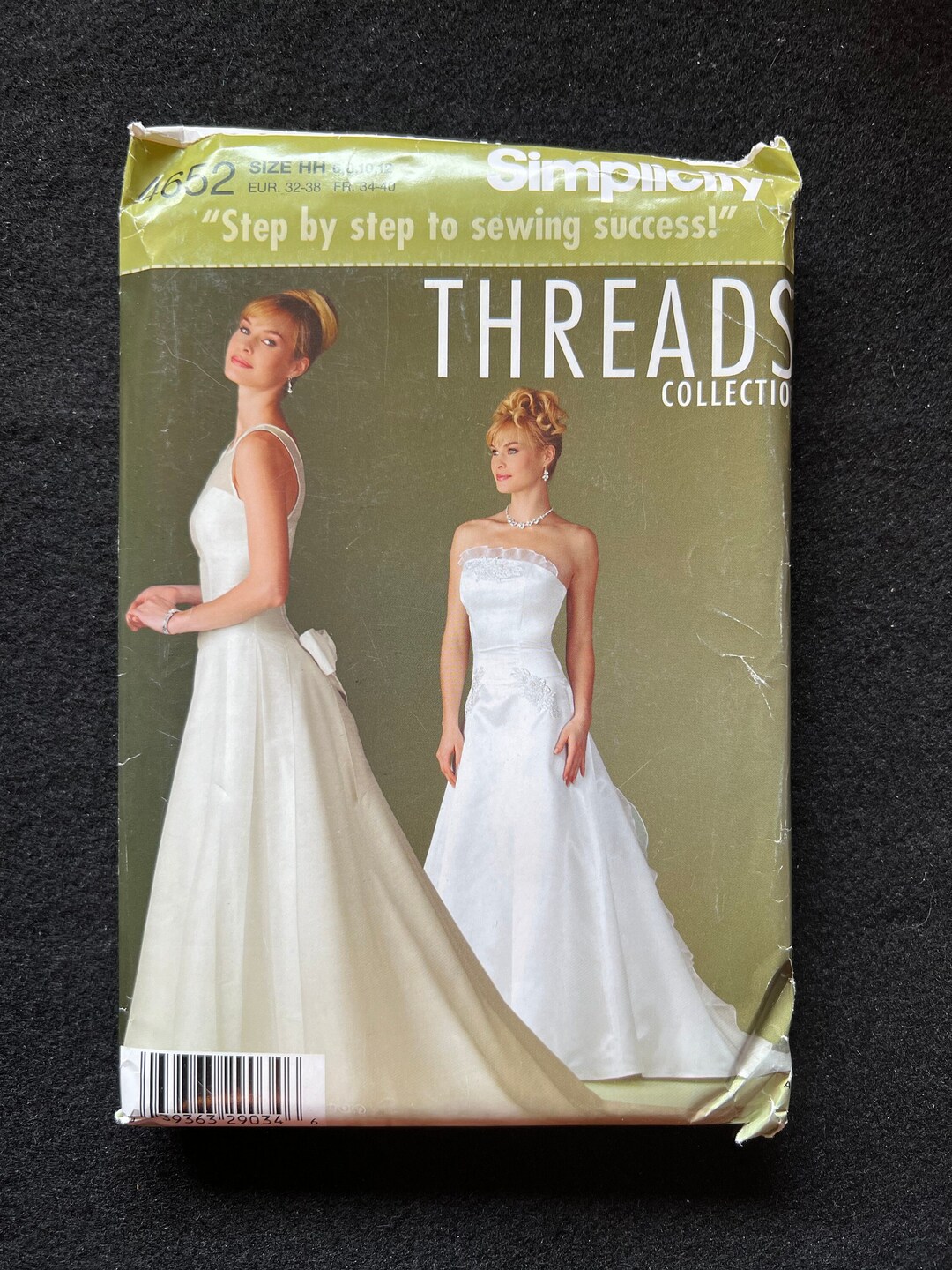 Simplicity Threads Collection Sewing Pattern 4652 Misses Bridal Gown