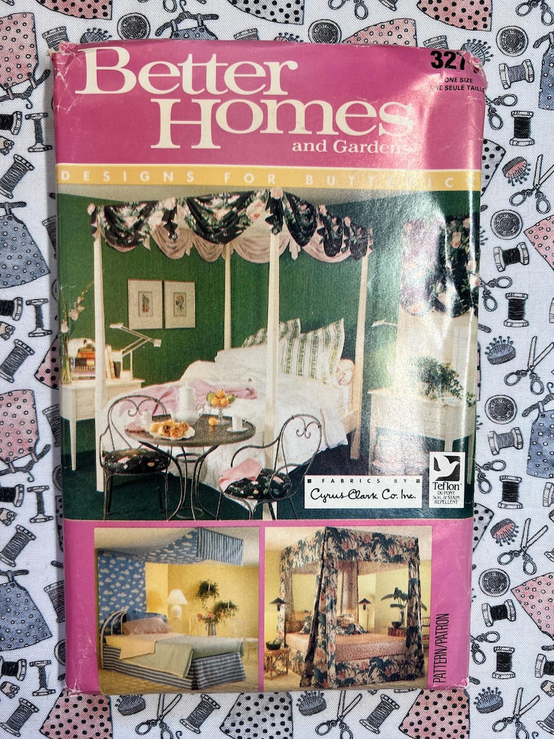Better Homes and Gardens Sewing Pattern 3271 Canopies FF UNCUT - Etsy