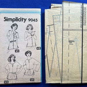 Simplicity Sewing Pattern 9045 Misses' Tunics & Tie Belt Size 14 Cut ...