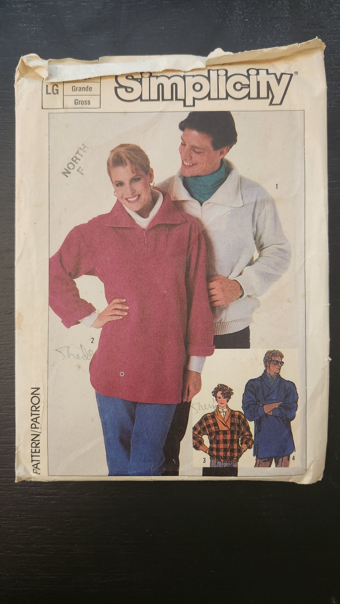 Simplicity 7699 Sewing Pattern: Loose-fitting Tops, Size Large, UNCUT - Etsy