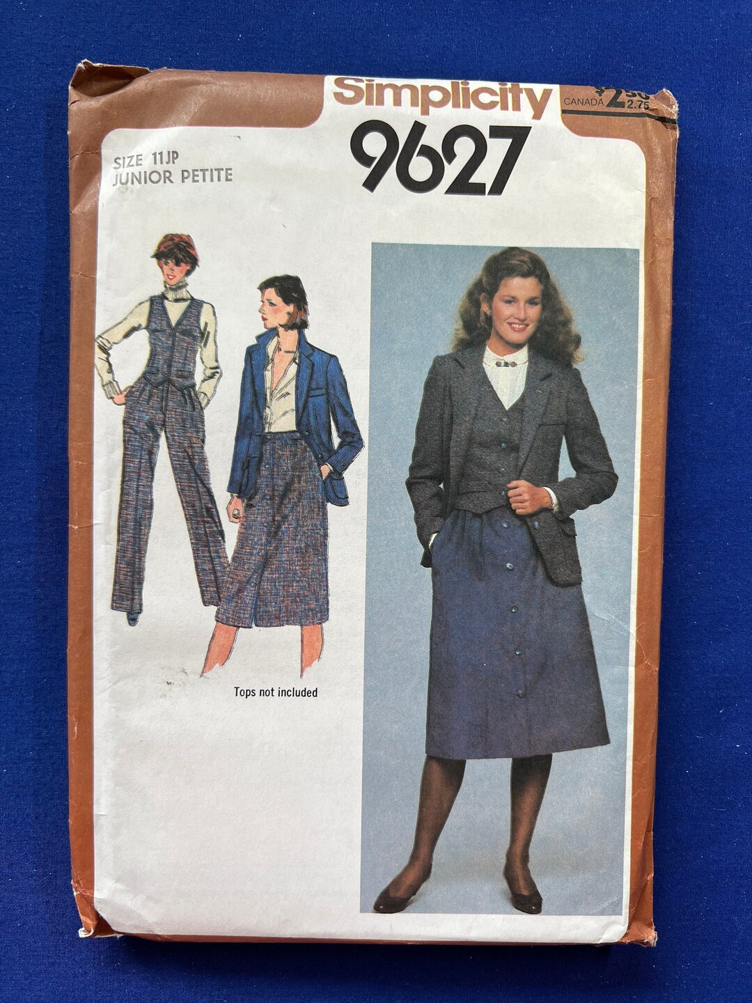 Simplicity 9627 Sewing Pattern: Junior Petite Pants, Skirt, Jacket ...