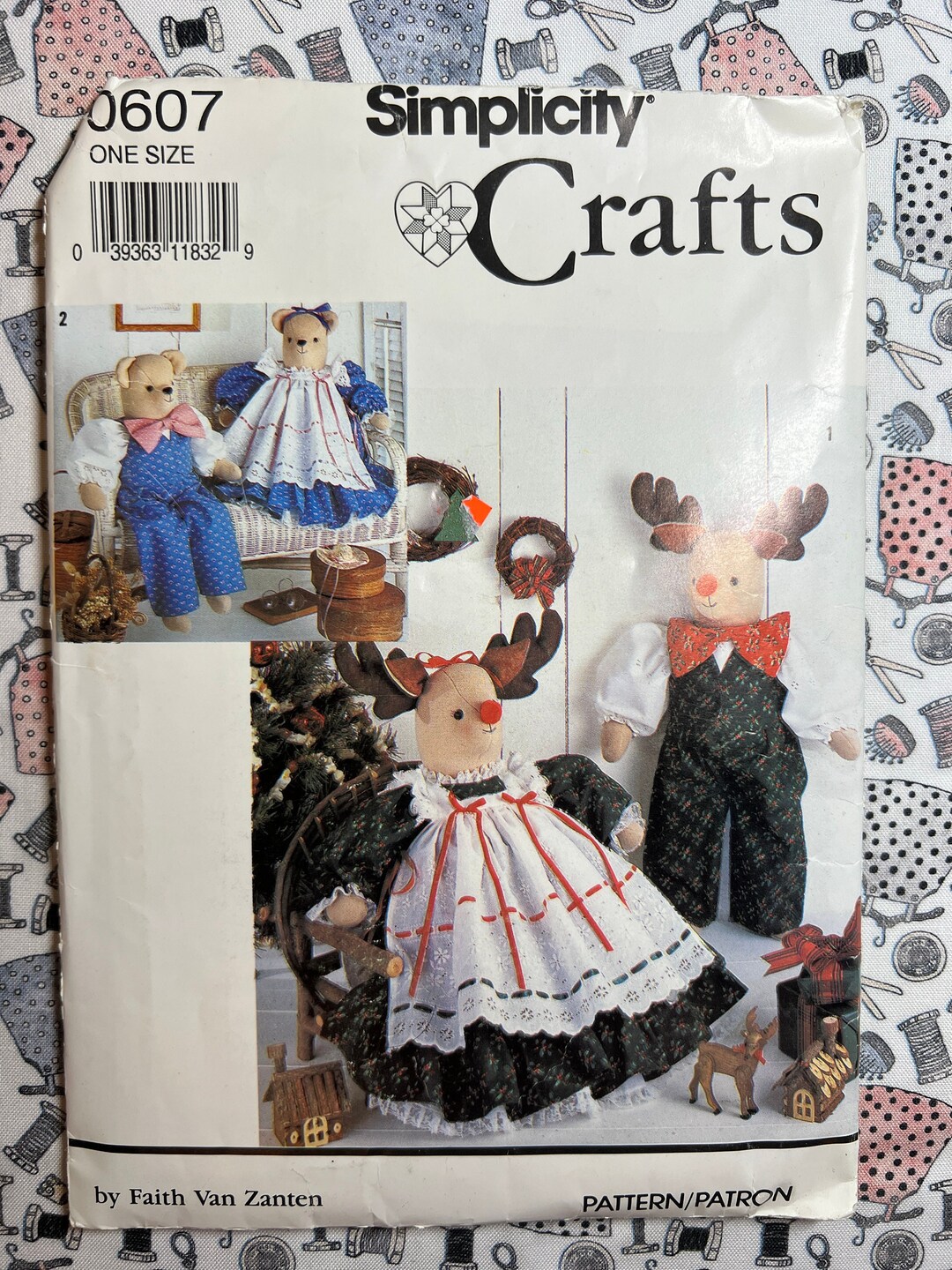Simplicity Crafts Sewing Pattern 0607 Faith Van Zanten Decorative ...