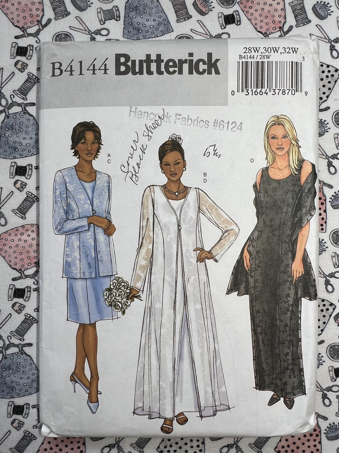 Butterick Sewing Pattern B4144 Women's Lined Jacket Duster Dress ...