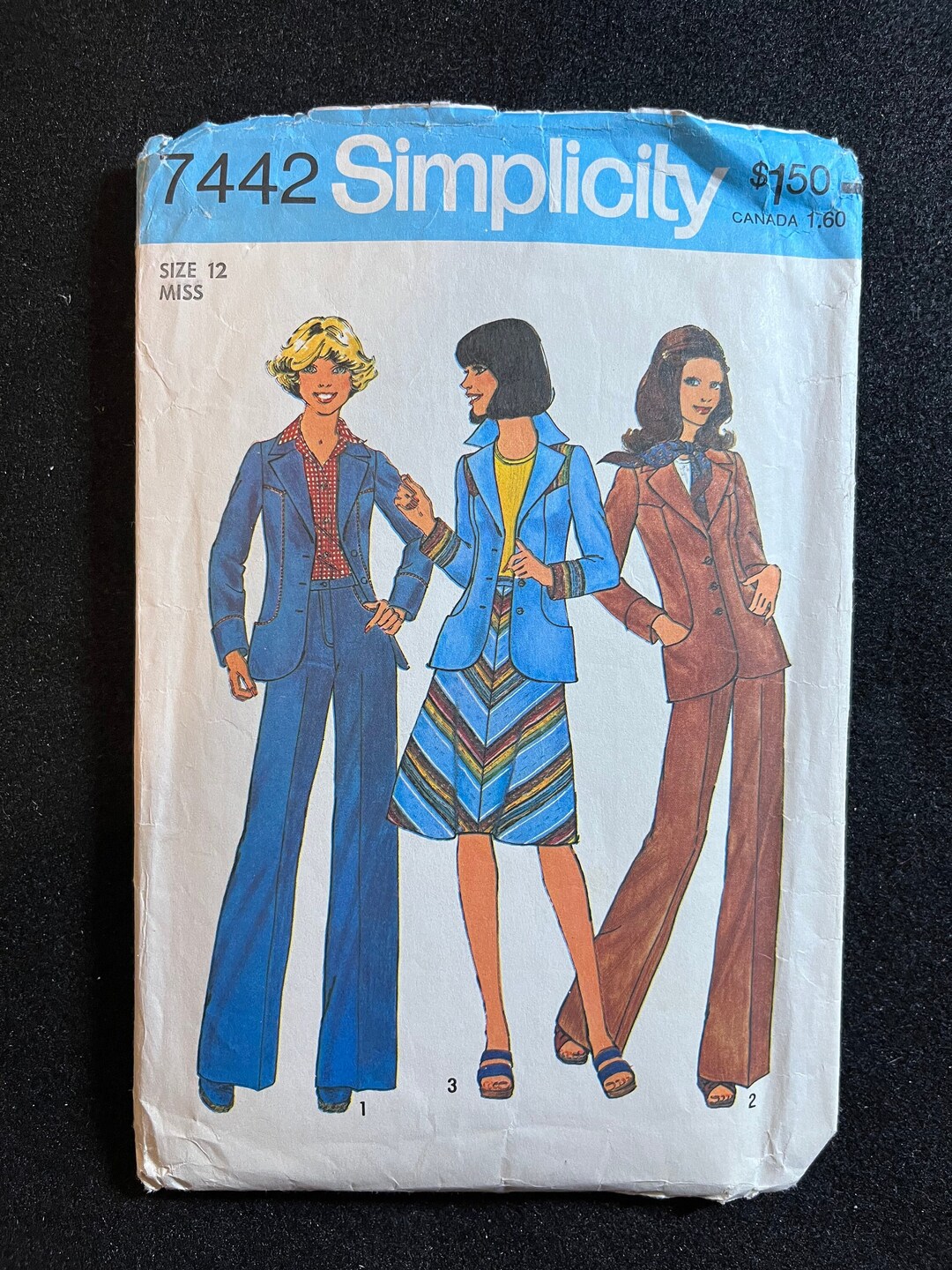 Simplicity Sewing Pattern 7442 Misses' Unlined Blazer Bias - Etsy