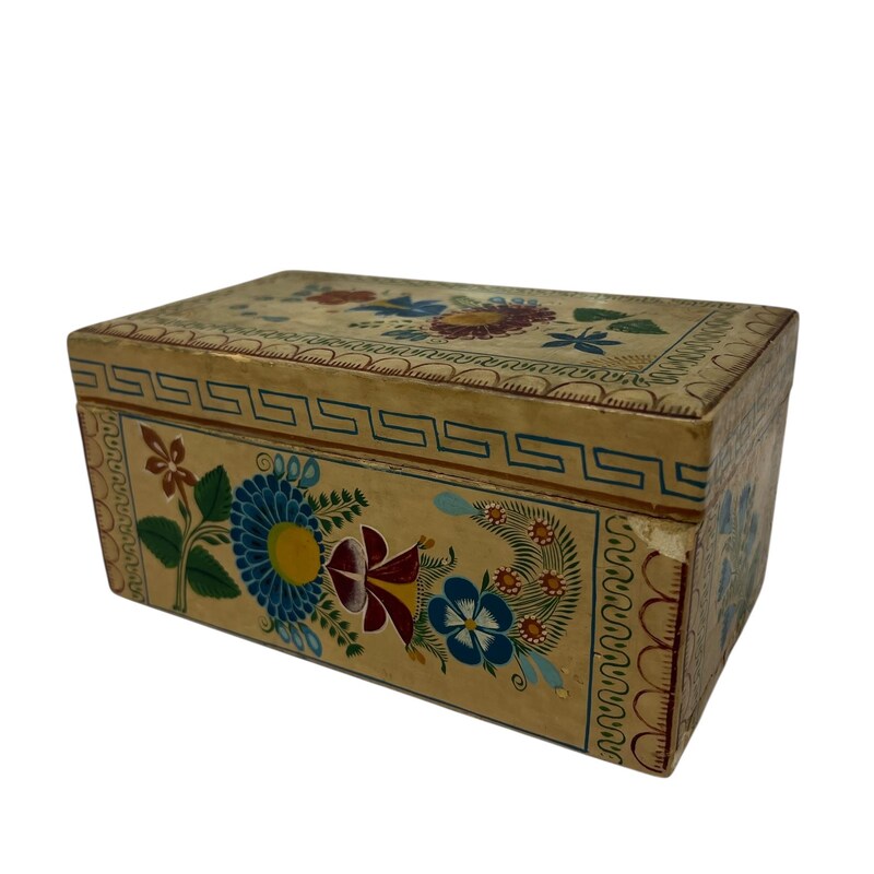 Folk Art Decorative Boxes - Etsy