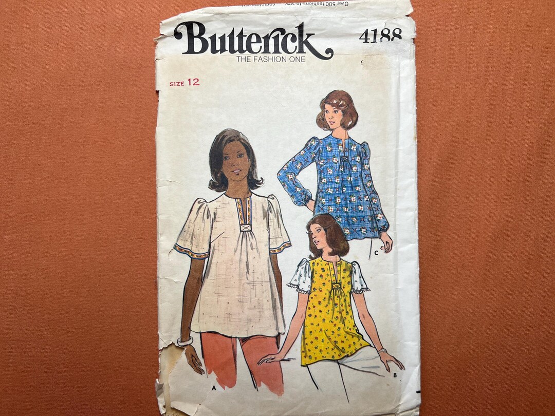 Butterick Sewing Pattern 4188 Misses' Maternity Top Size 12 Cut ...