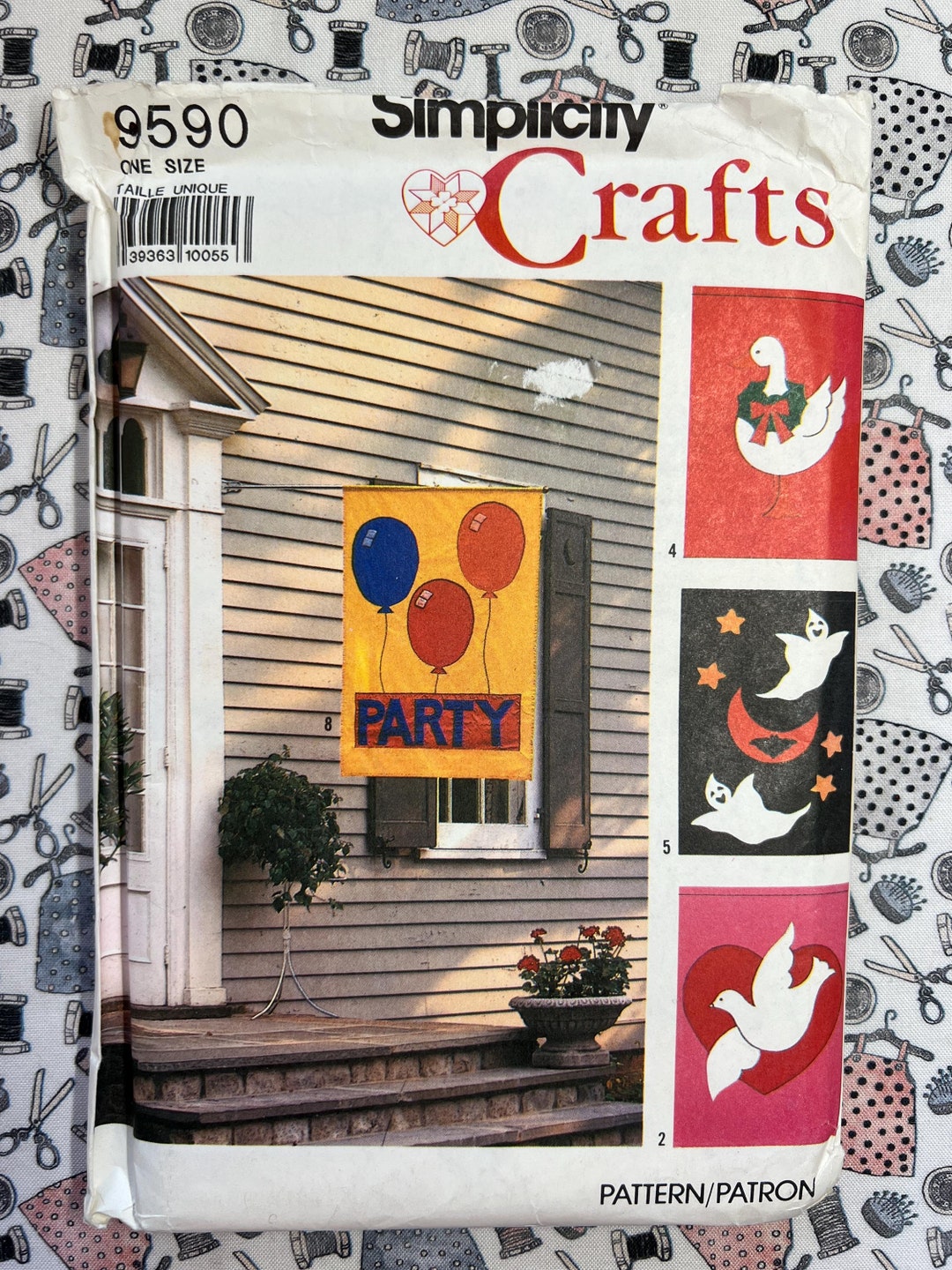 Simplicity Crafts Sewing Pattern 9590 Flags and Banners FF UNCUT - Etsy