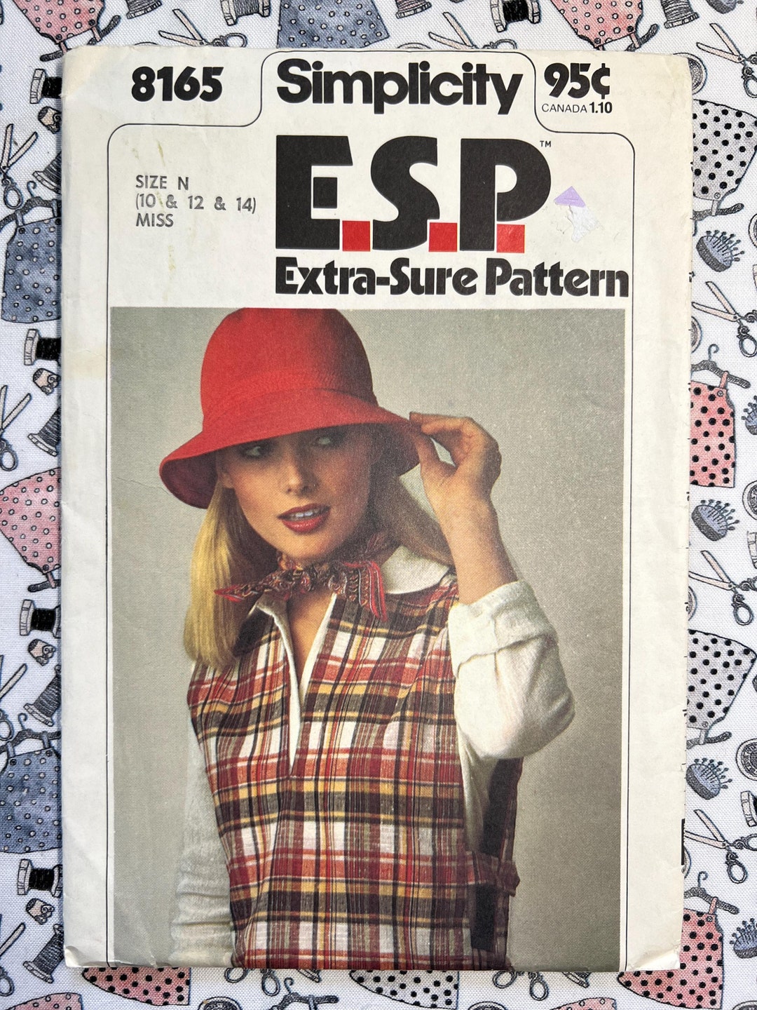 Simplicity Sewing Pattern 8165 Misses' Reversible Tabard Size 10-14 FF ...