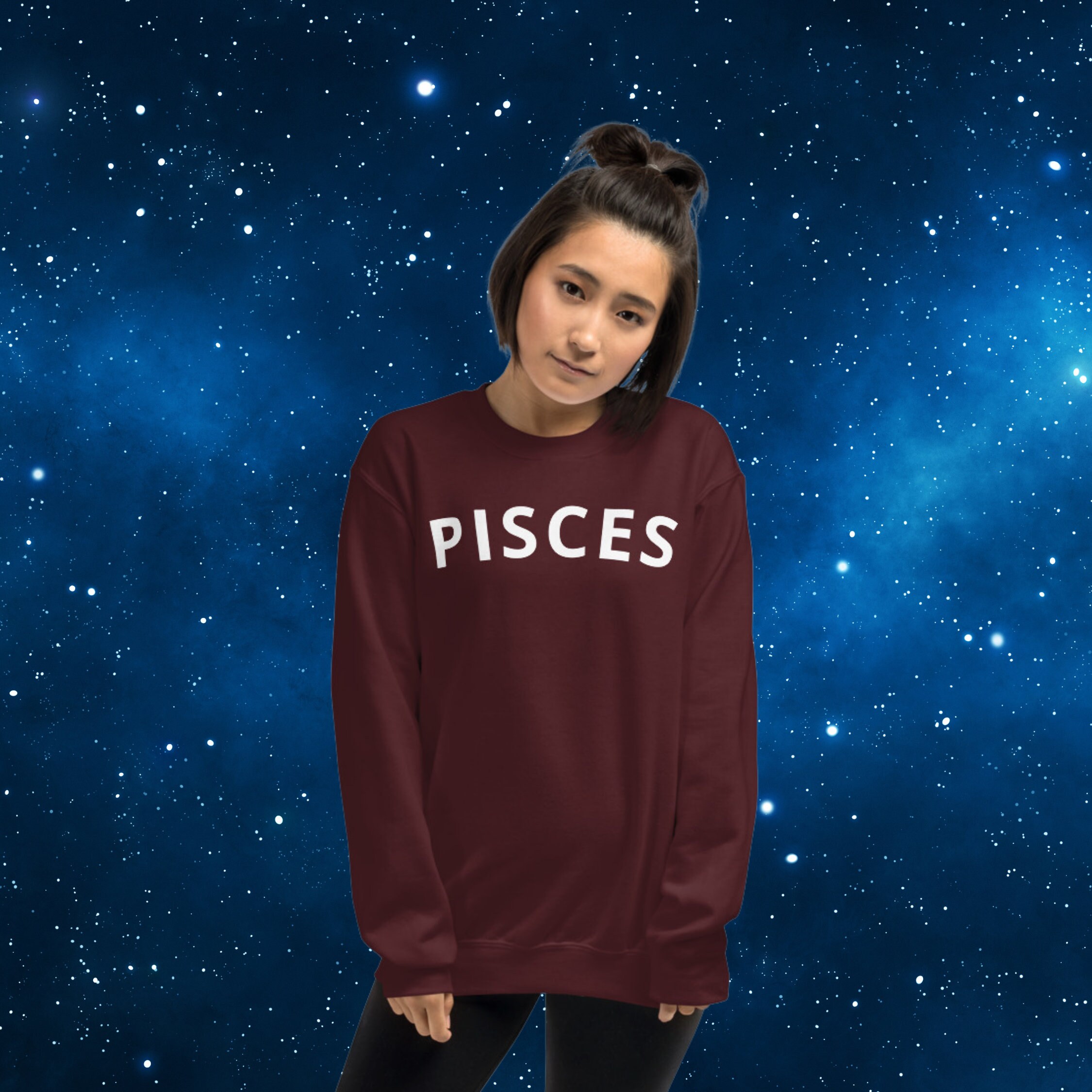 Pisces Sweatshirt Pisces Sweater Pisces Shirt Zodiac Sign | Etsy