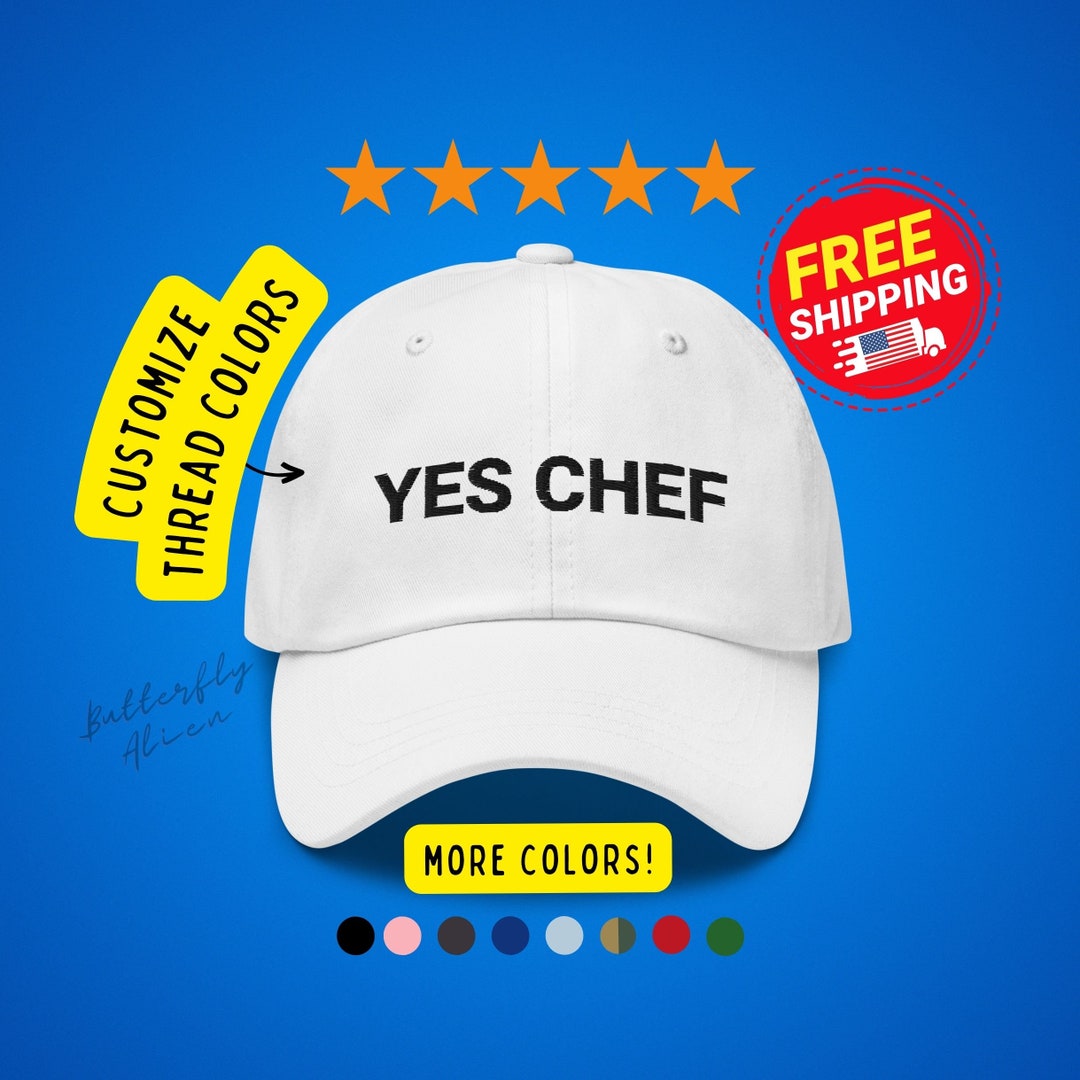Yes Chef Hat, Chef's Hat, Hat for Chef, Home Chef, Cooking Show Fan ...