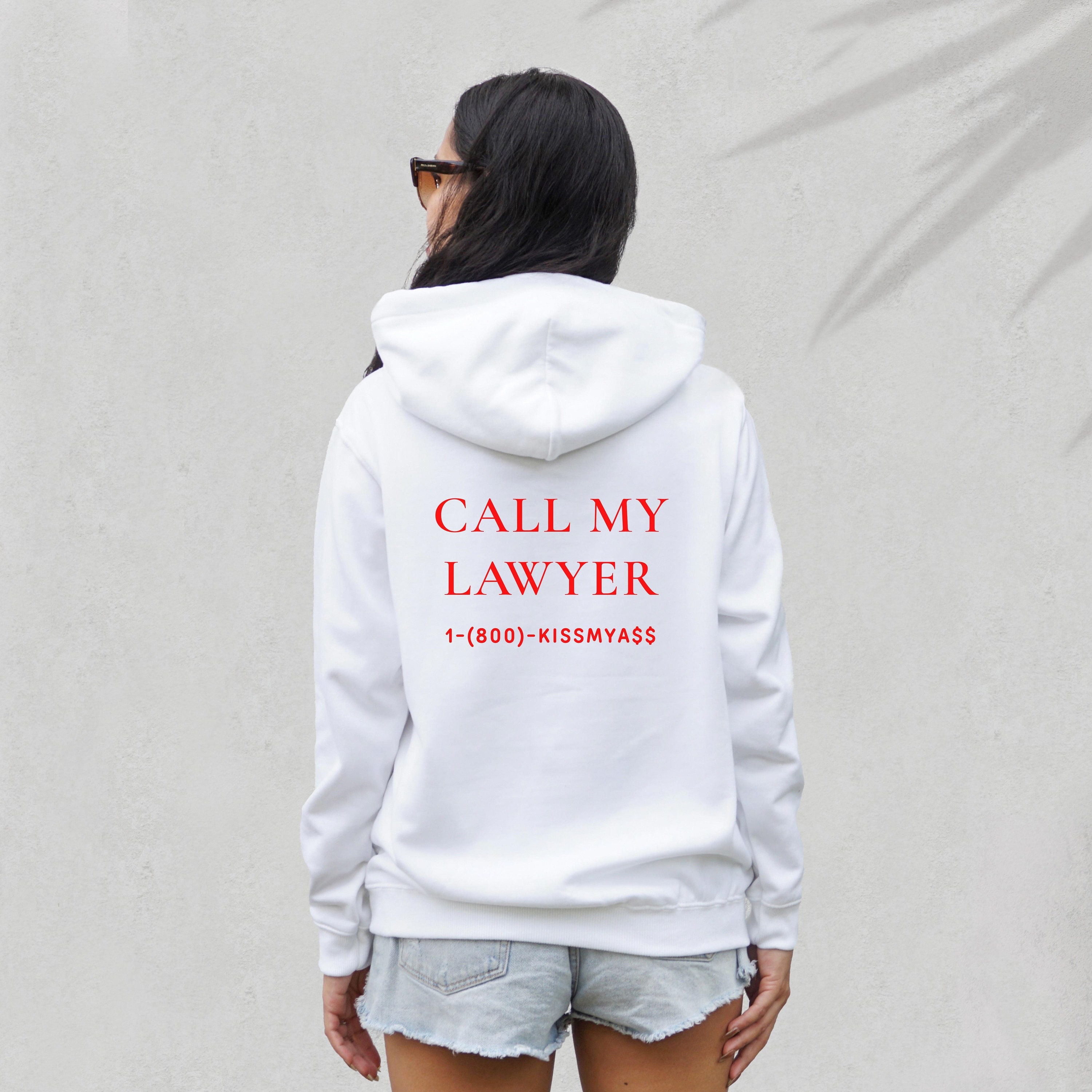 Call My Lawyer Hoodie Trendy Hoodie Oversized Hoodie Tumblr - Etsy