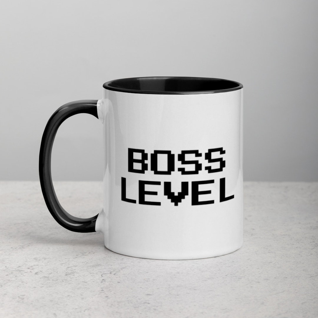Boss Level Tasse Lustige Kaffeetasse Gamer Tasse Boss - Etsy.de