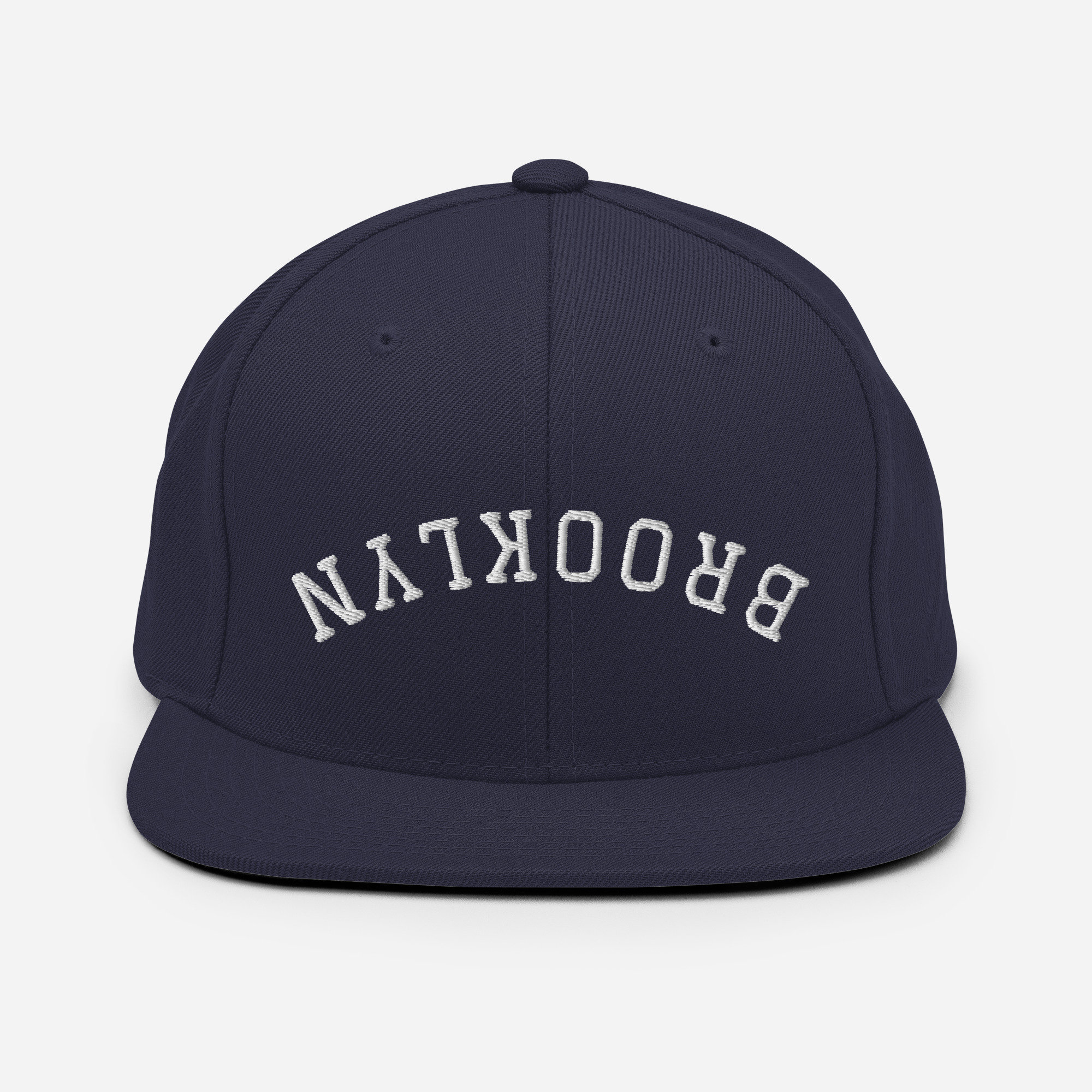 Brooklyn New York Upside Down Snapback Hat, Brooklyn New York NY Hat ...
