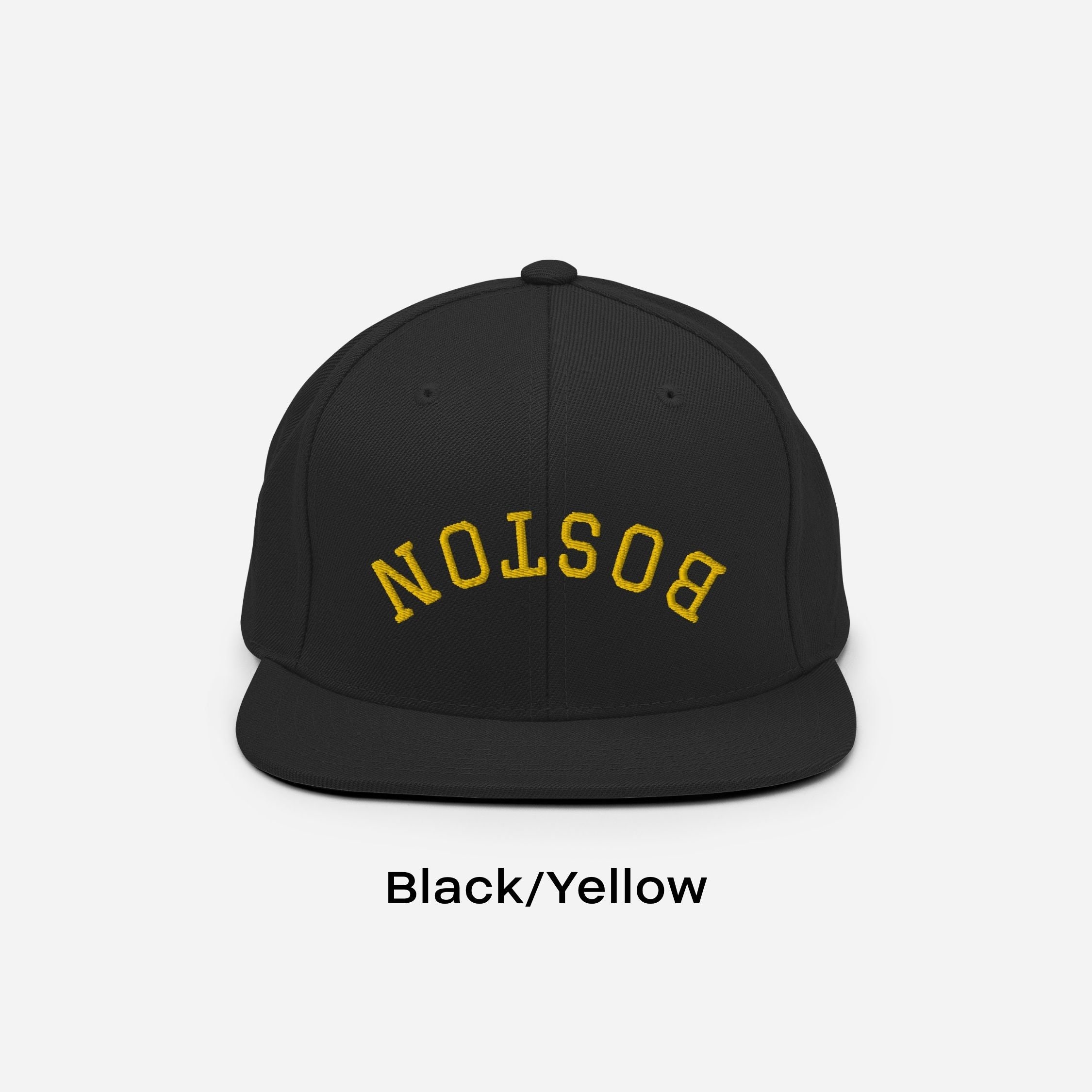 Boston Upside Down Snapback Hat, Boston Baseball Cap, Boston Basketball ...