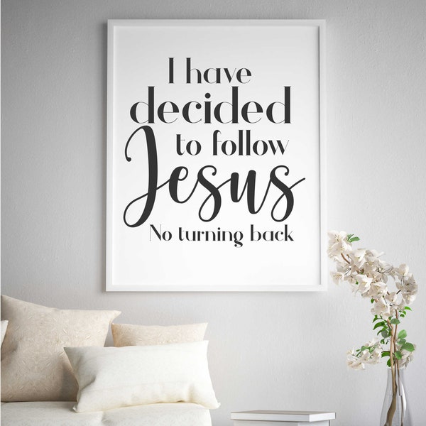 I Have Decided To - Etsy