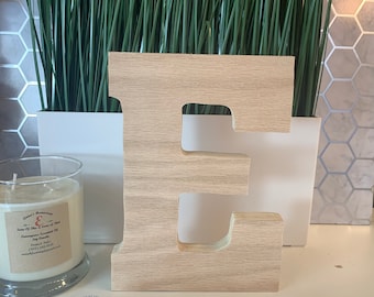 Wooden Letter E - Etsy
