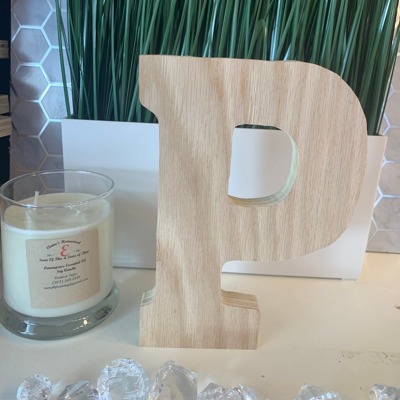Wooden Letter P - Etsy