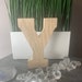 Wooden Block Letter y - Etsy