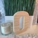O Wooden Block Letter - Etsy