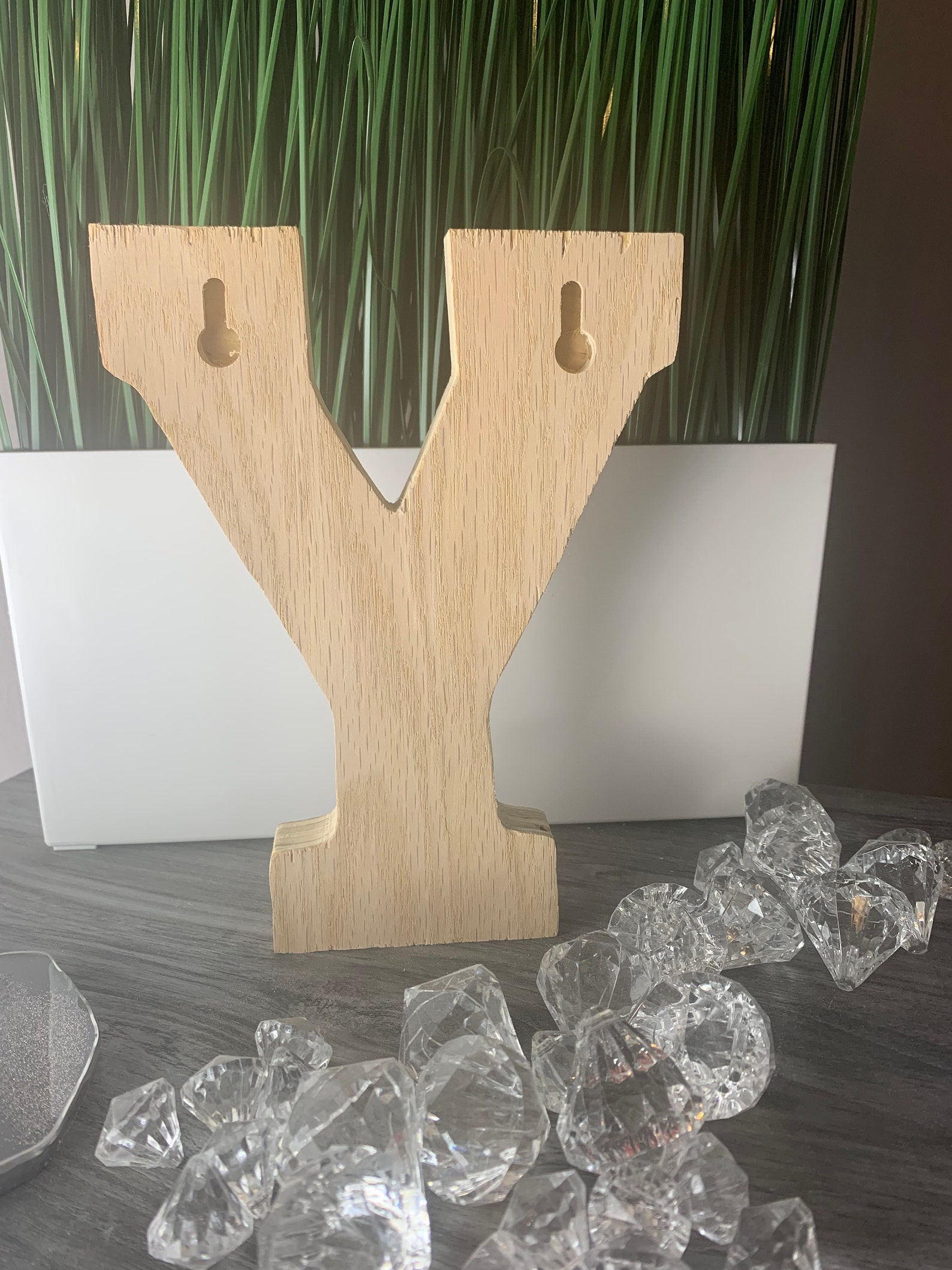 Wooden Block Letter y - Etsy