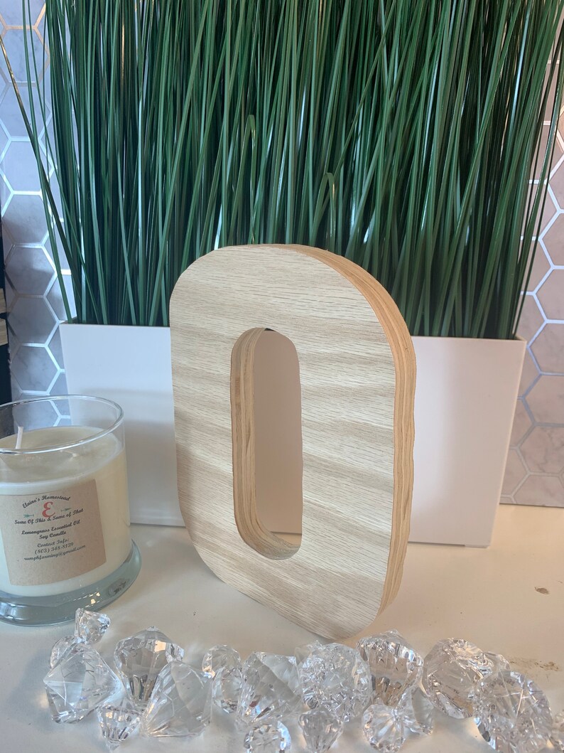 O Wooden Block Letter | Etsy