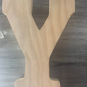 Wooden Block Letter "y" - Etsy