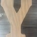 Wooden Block Letter y - Etsy