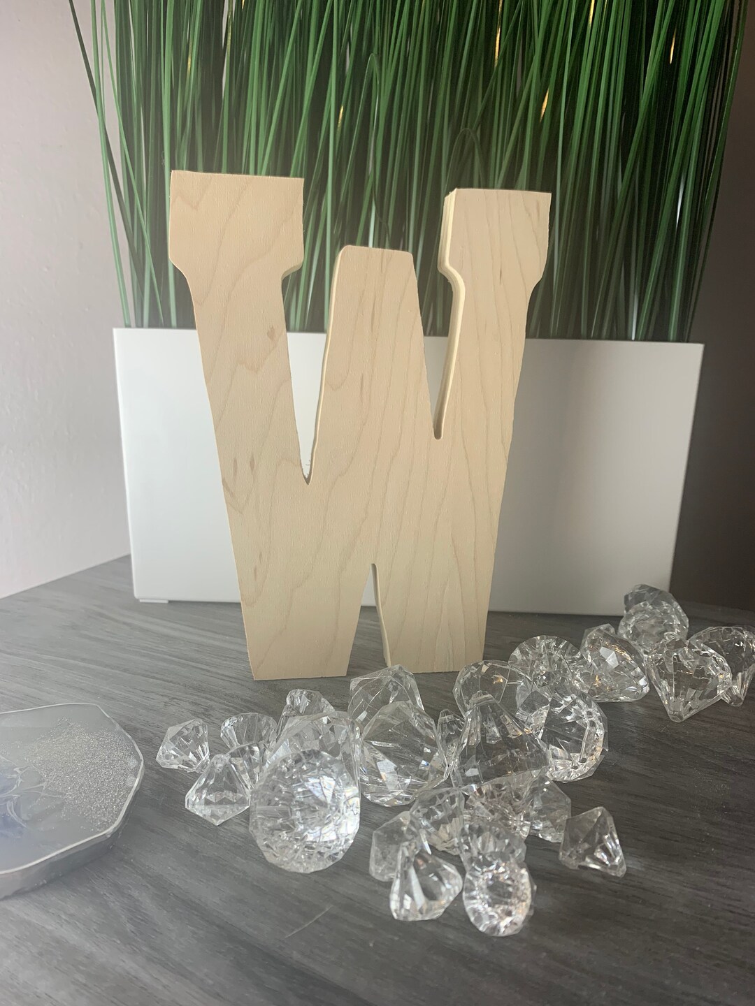 Wooden Block Letter "w" - Etsy