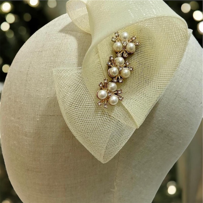 Gold Crinoline Fascinator - Etsy