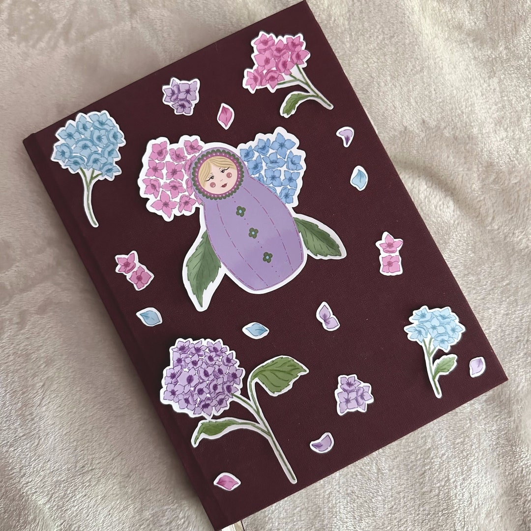 Hydrangea Nesting Doll Sticker Pack Planner, Journal, Phone Case ...