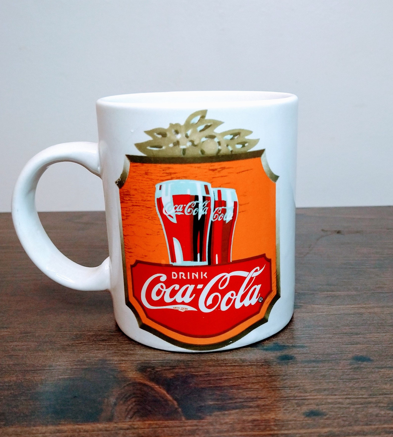 Holiday Coca-cola Mug Christmas Coke Coffee Cup Vintage - Etsy