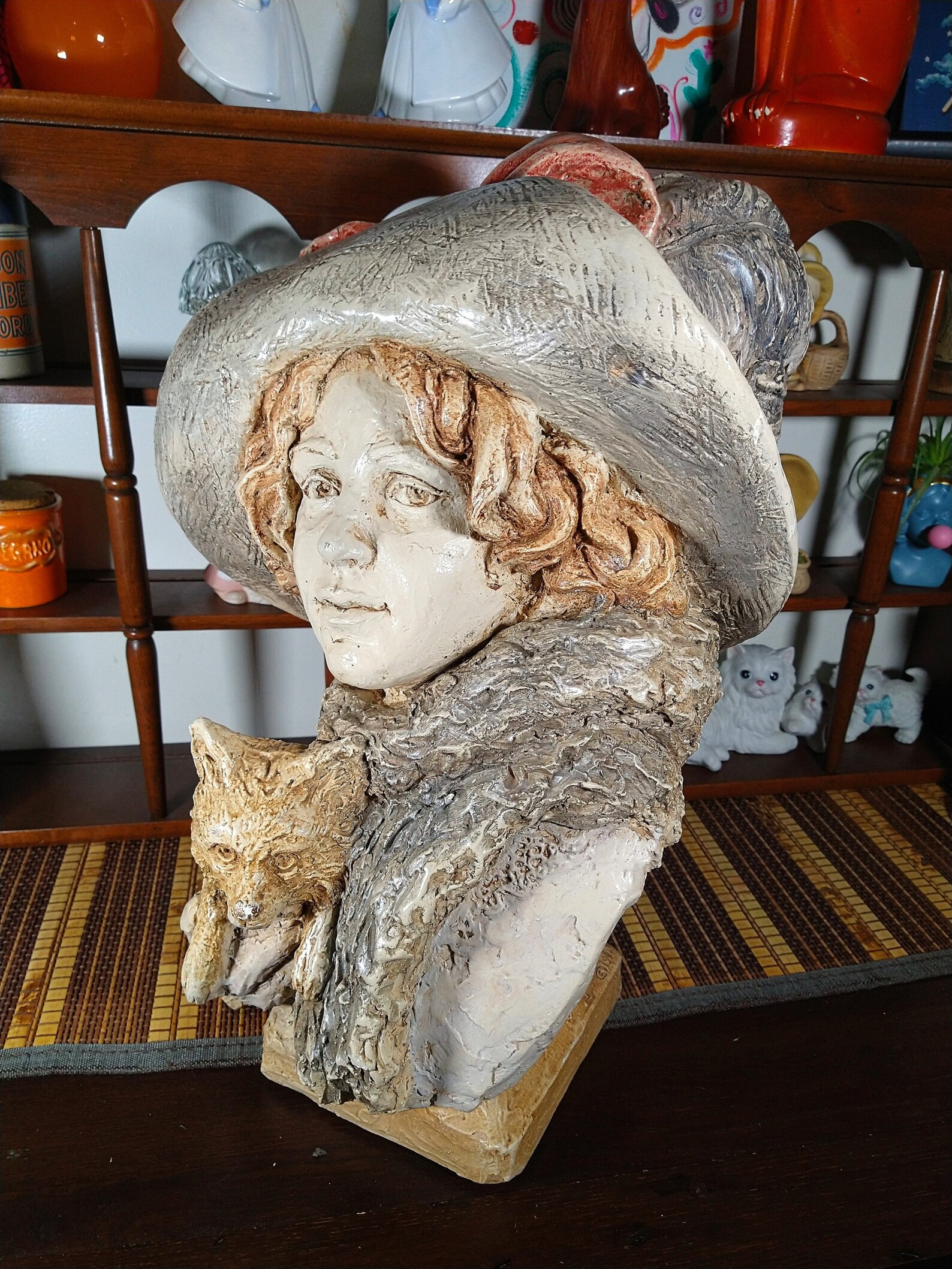 Original, Trace Guthrie Bust Sculpture, Whimsical Bust, Fantasy, Girl ...