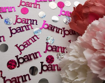 40 X Personalised Name & Age Glitter Table Confetti / | Etsy