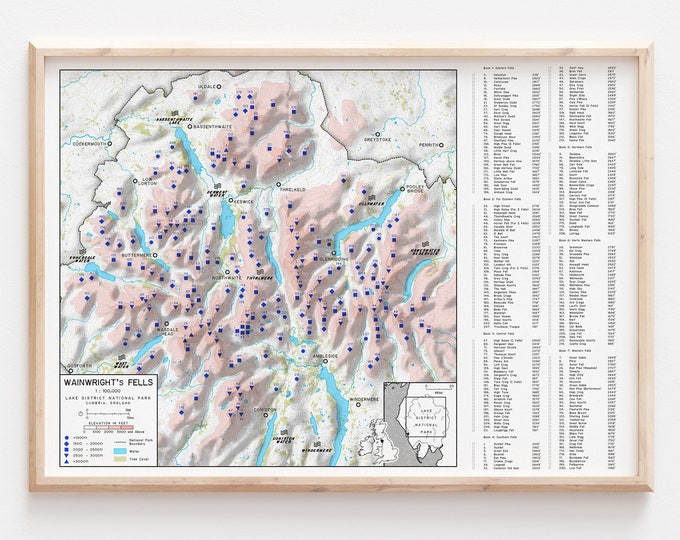Haystacks Topographical Map in Aged Metal Finish, 3D Map, the Lake ...