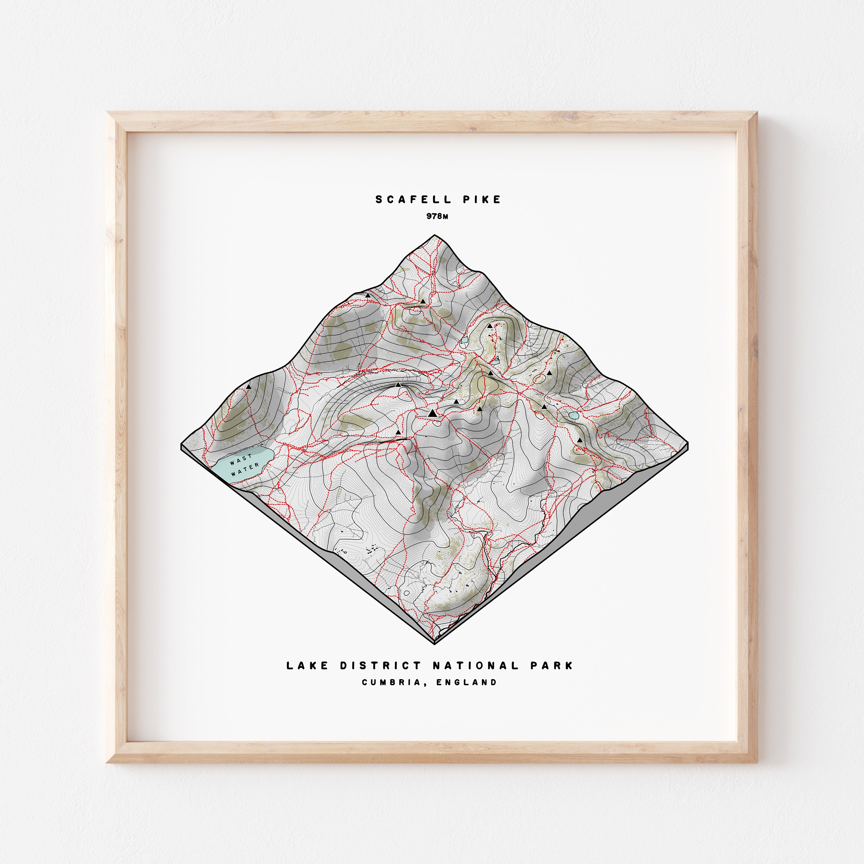 Scafell Pike - Lake District National Park, England, UK - Mountain ...