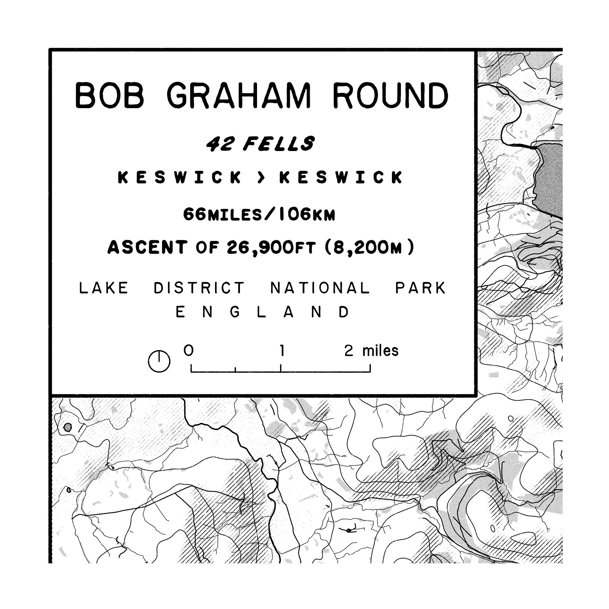 Bob Graham Round With Route Profile - Lake District, England, UK ...